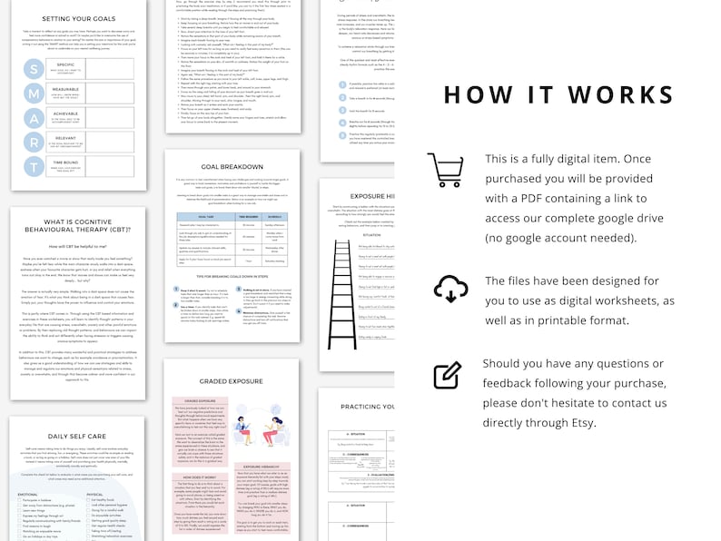 CBT Mega Bundle Lifetime Shop Access for Therapist or Counselor, CBT ...