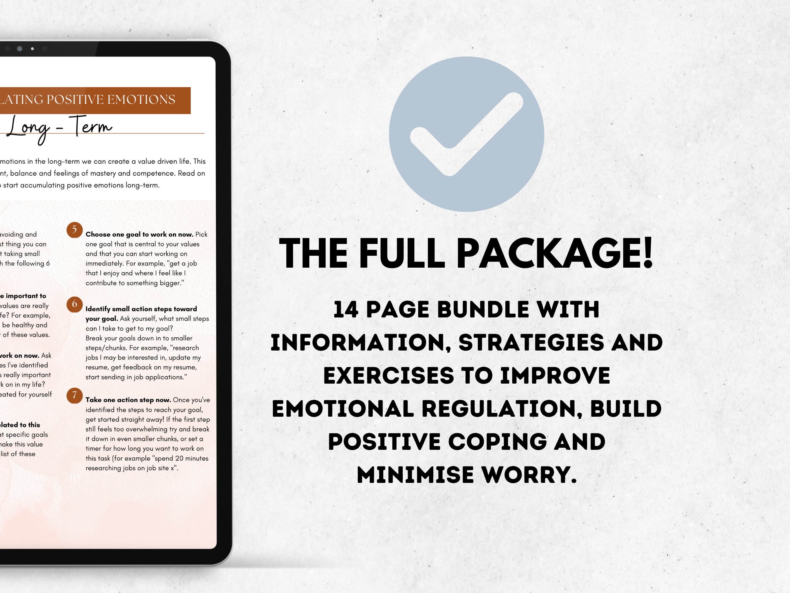 DBT Emotional Regulation Worksheets Bundle: Therapy Tools (PDF Digital ...