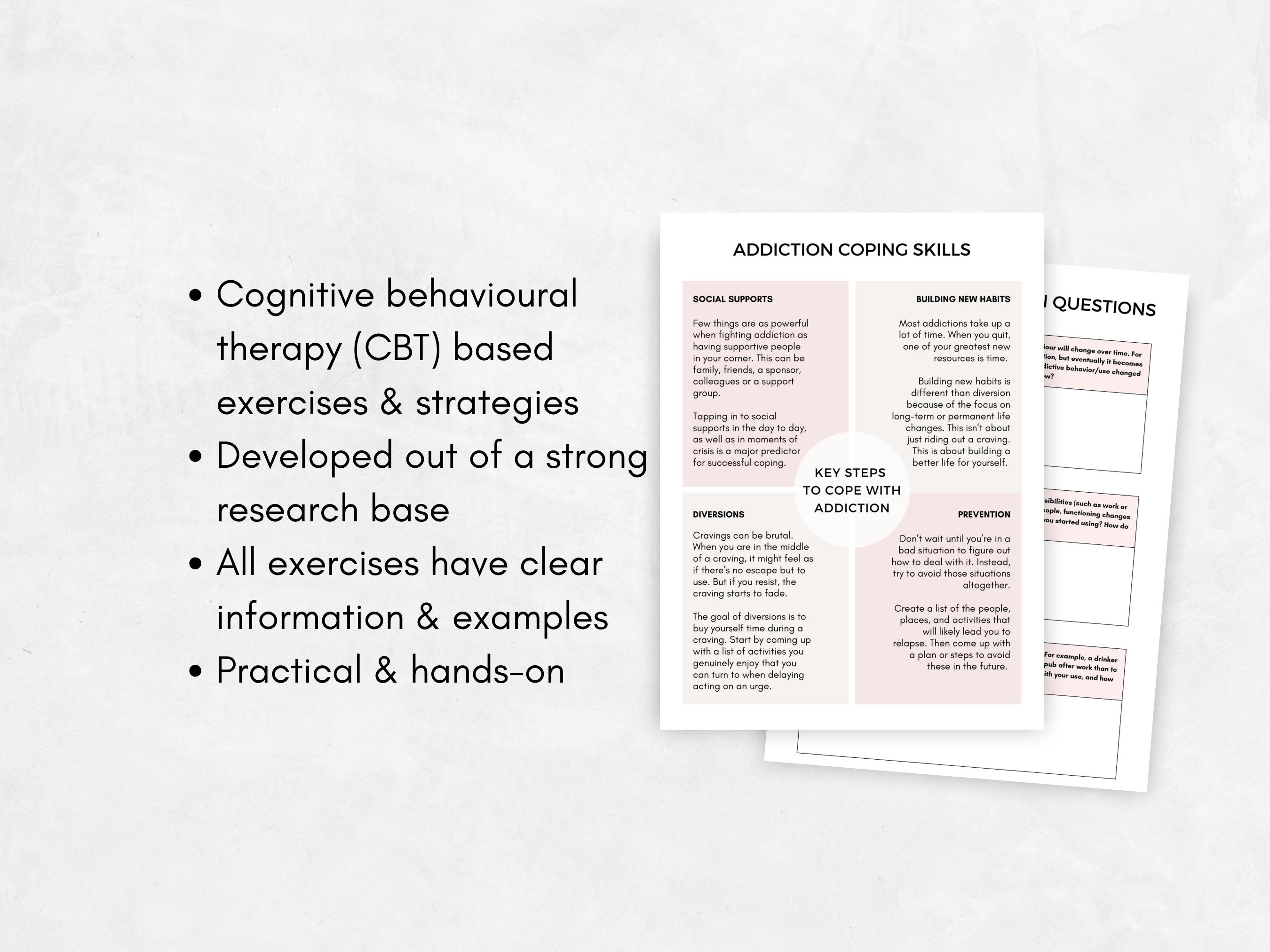 Cbt Worksheets For Addiction Addiction | Psychology Tools