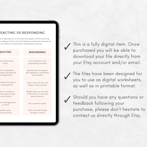Reacting Vs Responding Worksheets, Interpersonal Communication Skills ...