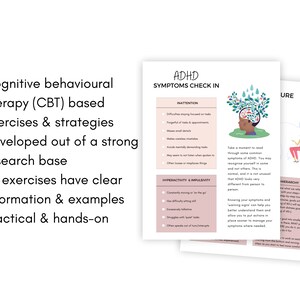 ADHD Worksheets Mega Bundle ADHD Workbook for Adults & Teens - Etsy