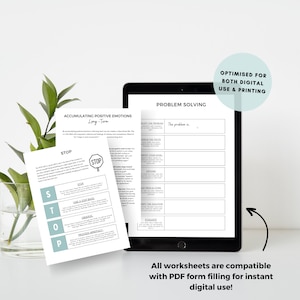 DBT Worksheets Bundle: Borderline Personality Disorder, Emotional ...