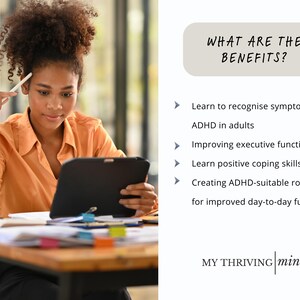 ADHD Late Diagnosis Worksheets, Managing ADHD for Adults ...