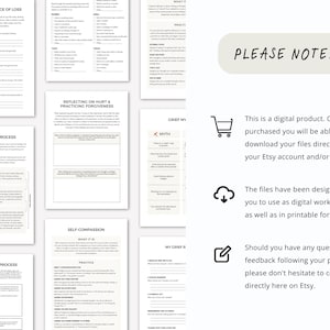 Grief and Loss Worksheets, Therapy Tools for Coping With Grief ...