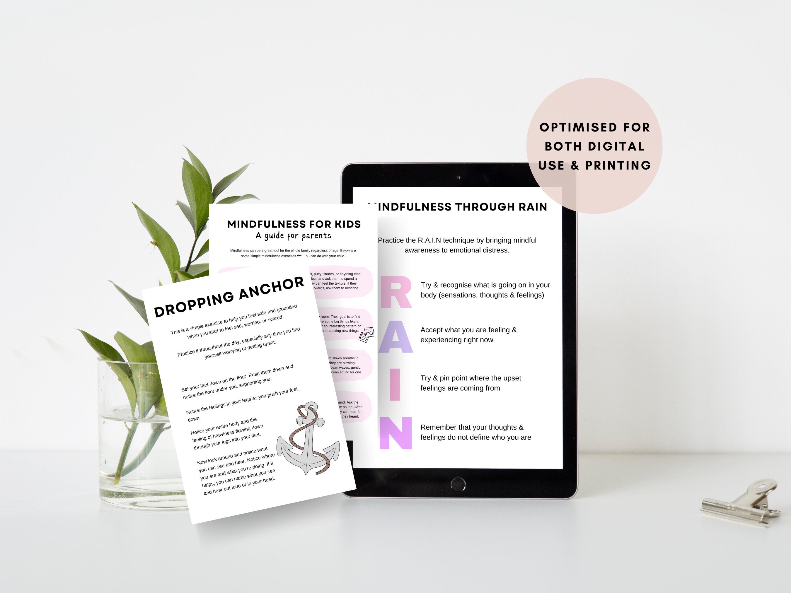 Mindfulness Activities for Kids, Emotional Regulation and Identifying ...