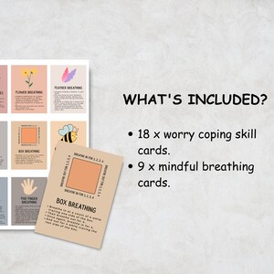 Kids Coping Cards & Breathing Cards Bundle Anxiety Coping - Etsy