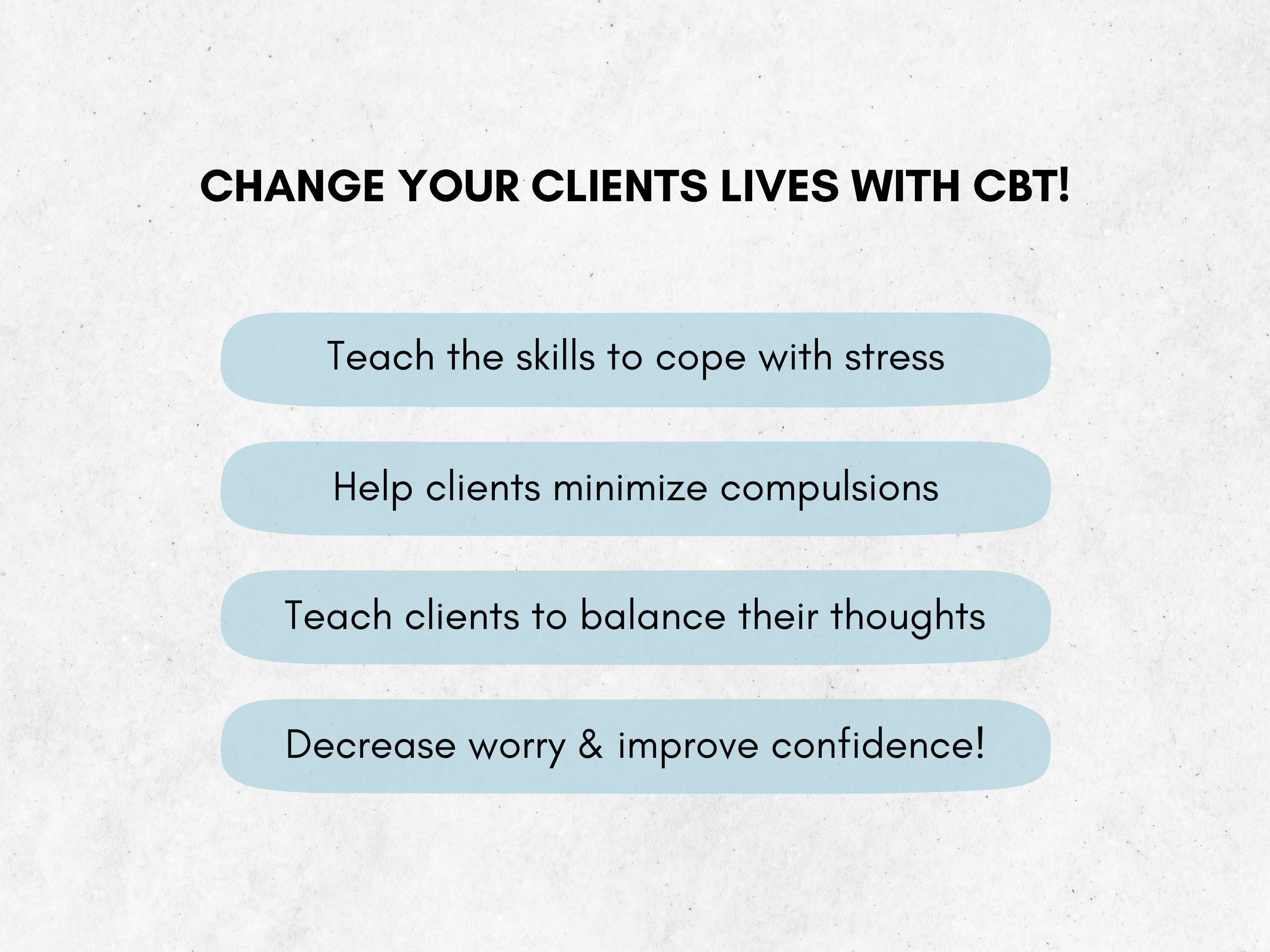 OCD Worksheets Bundle, CBT Workbook for Adults, Cognitive Behavioural ...