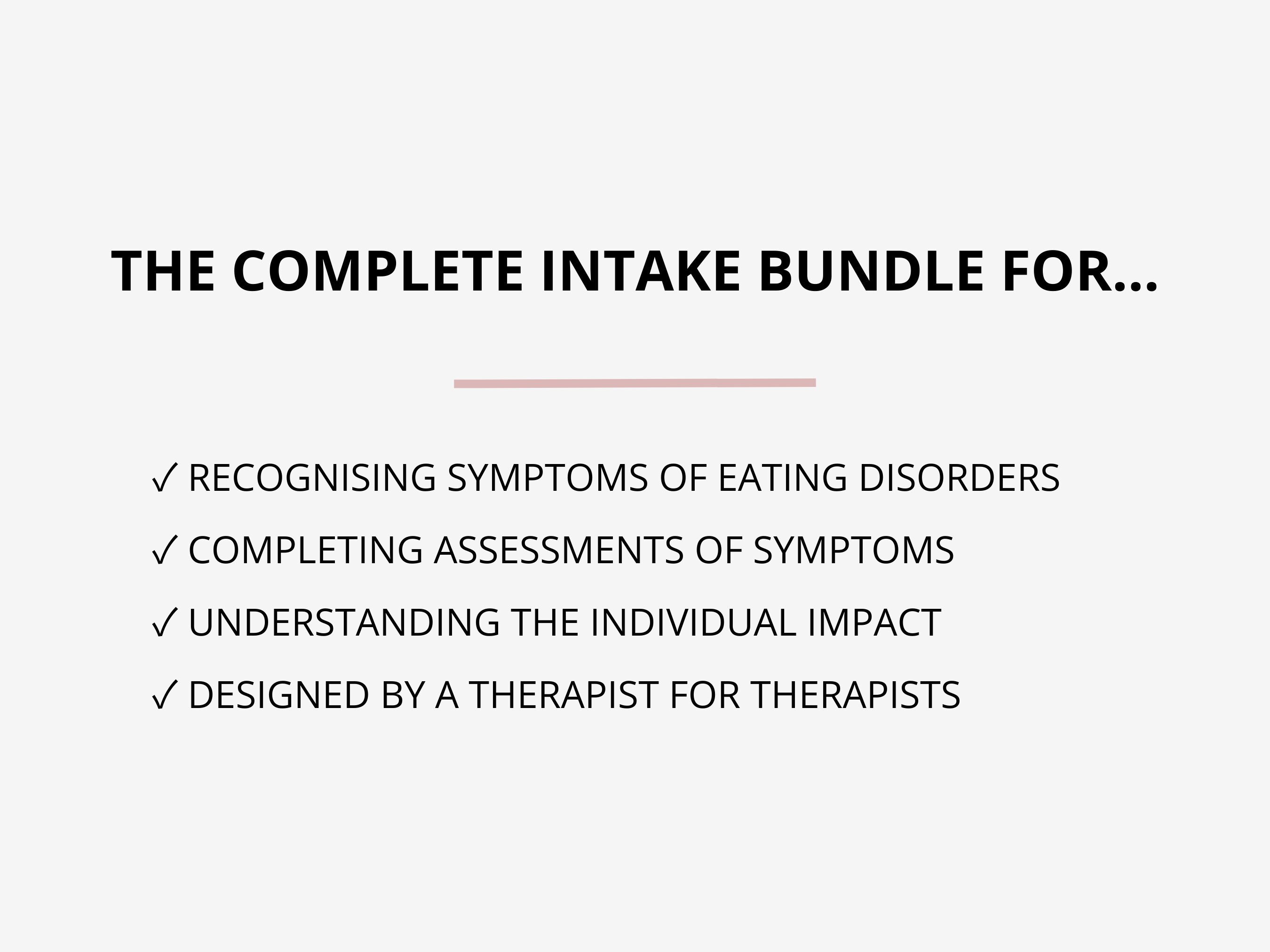 Eating Disorder Assessment Worksheets: Therapy Intake Forms (digital ...