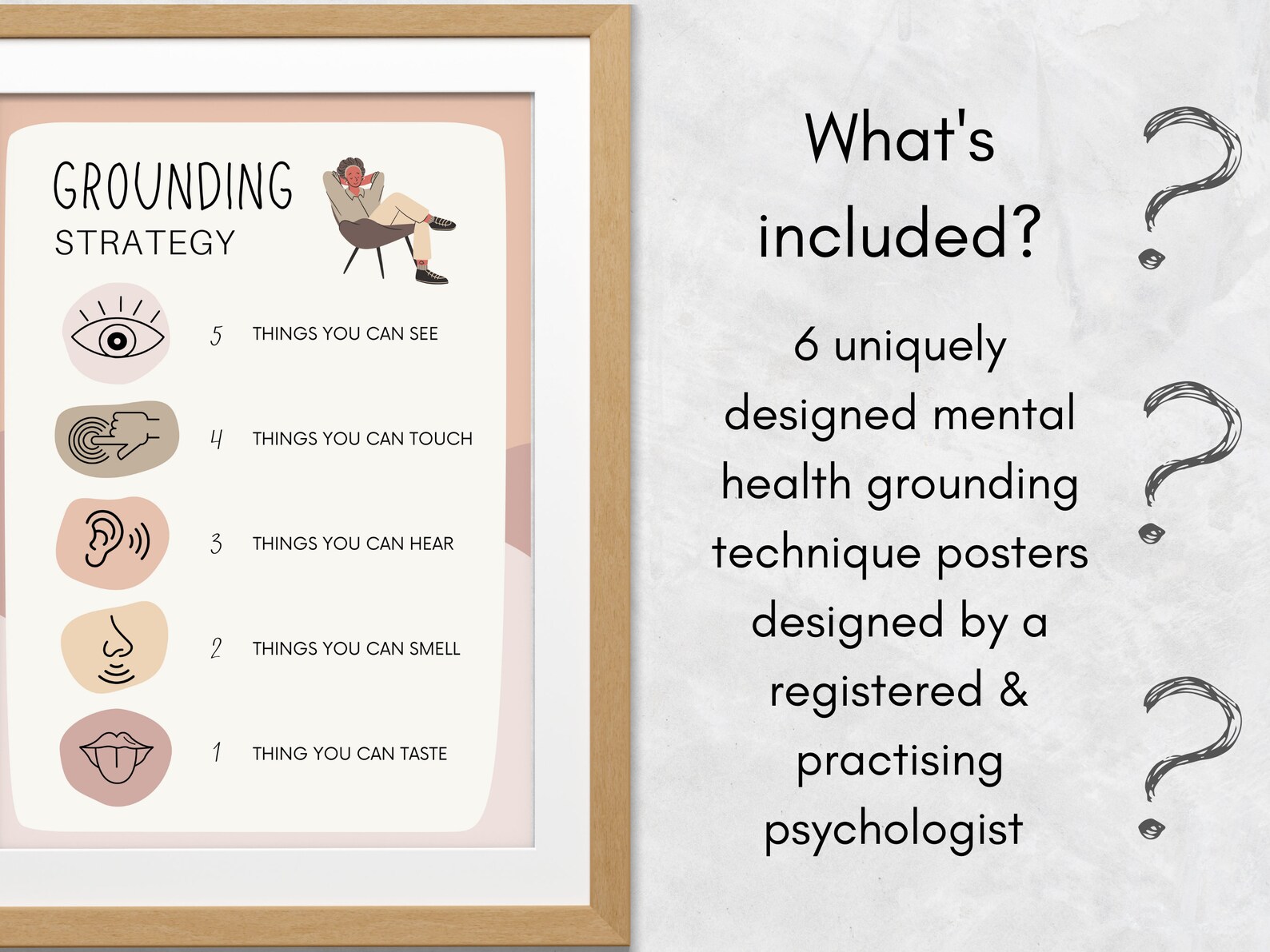 Grounding Poster Bundle Grounding Exercise Printable Grounding ...
