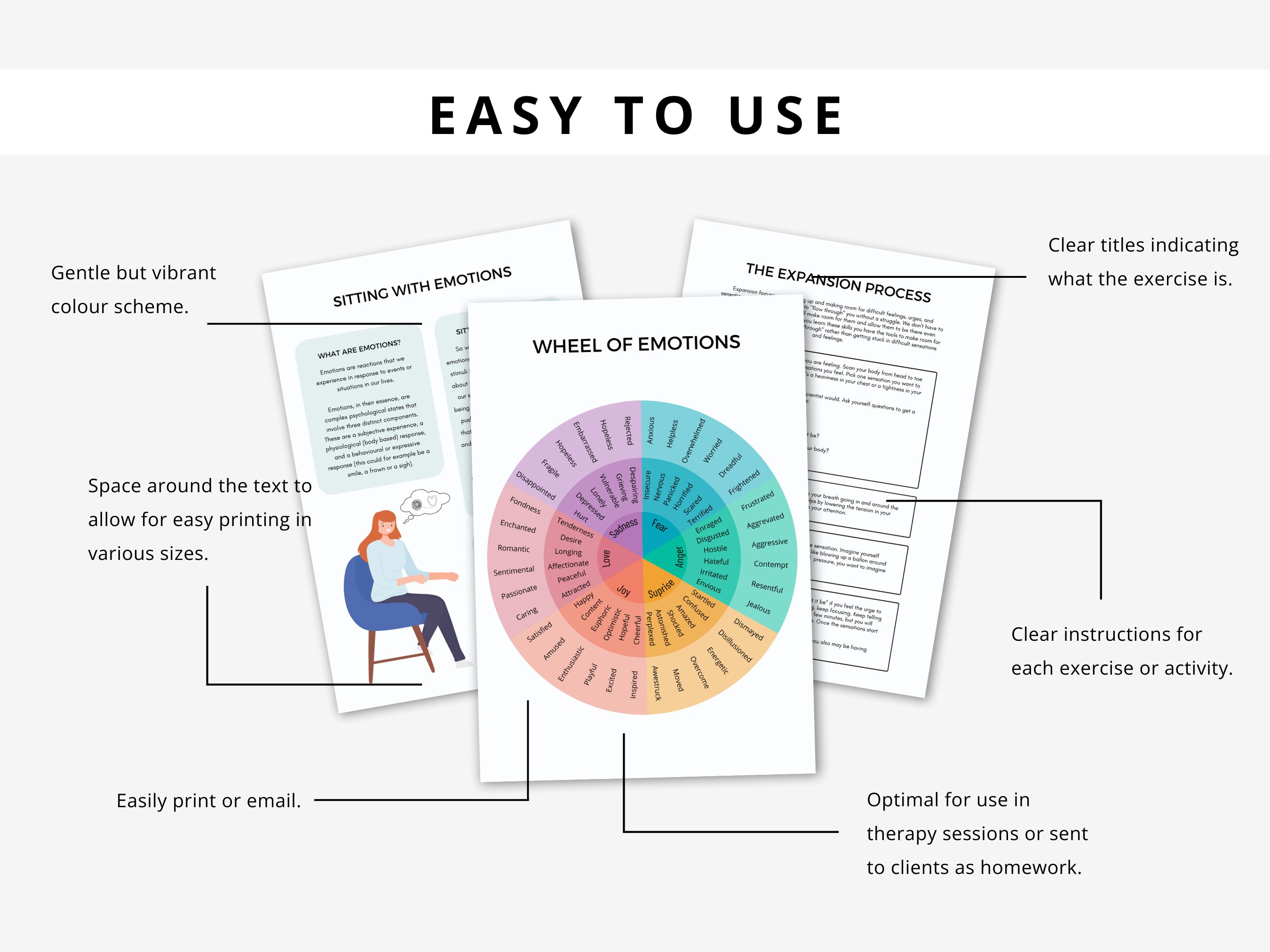 Sitting With Emotions Mega Bundle for Adults and Teens to Learn ...