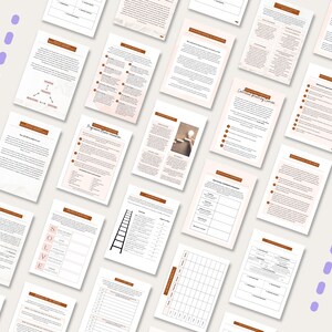 Fillable CBT Worksheets Bundle for Anxiety & Depression | CBT ...