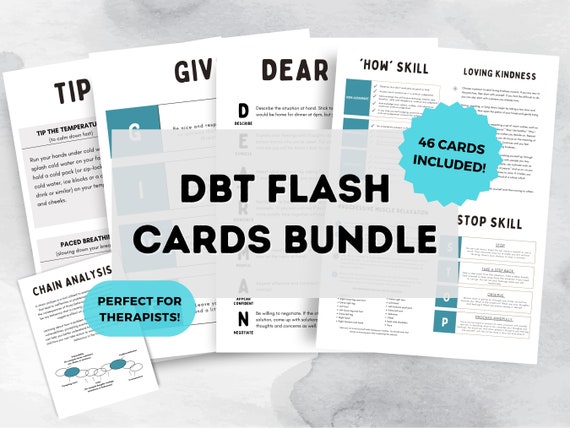 60 DBT Flashcards Coping Skills DBT Affirmations: Dbt, 52% OFF