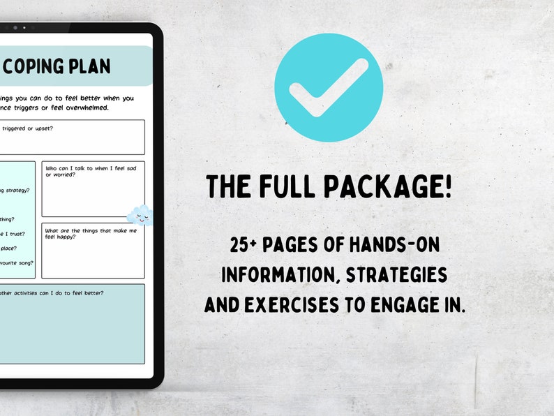 PTSD Worksheets for Kids Kids Trauma Therapy Cards & PTSD Coping Skills ...