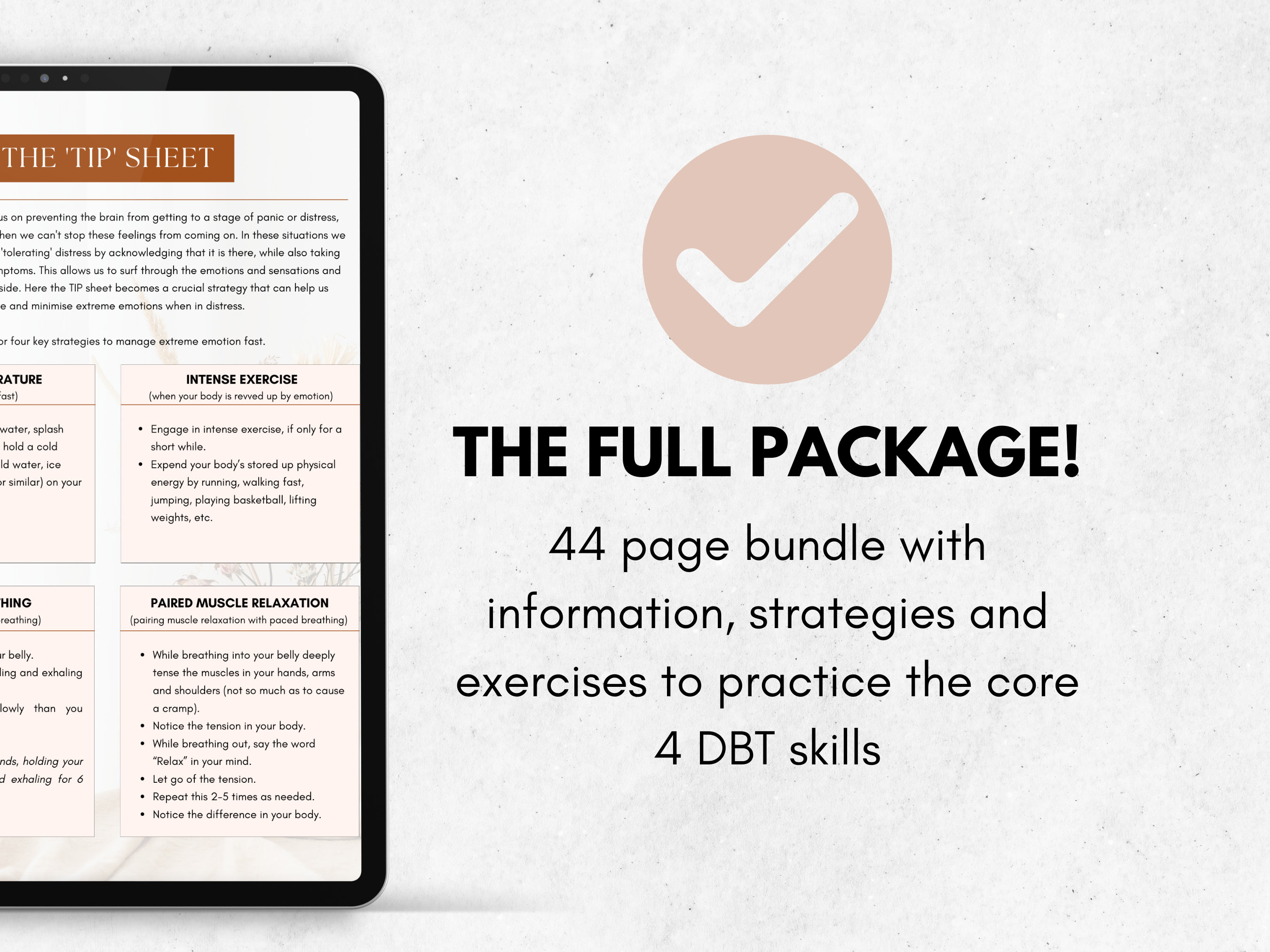 Dialectical Worksheets Therapist Resource, Core DBT Skills Therapy ...