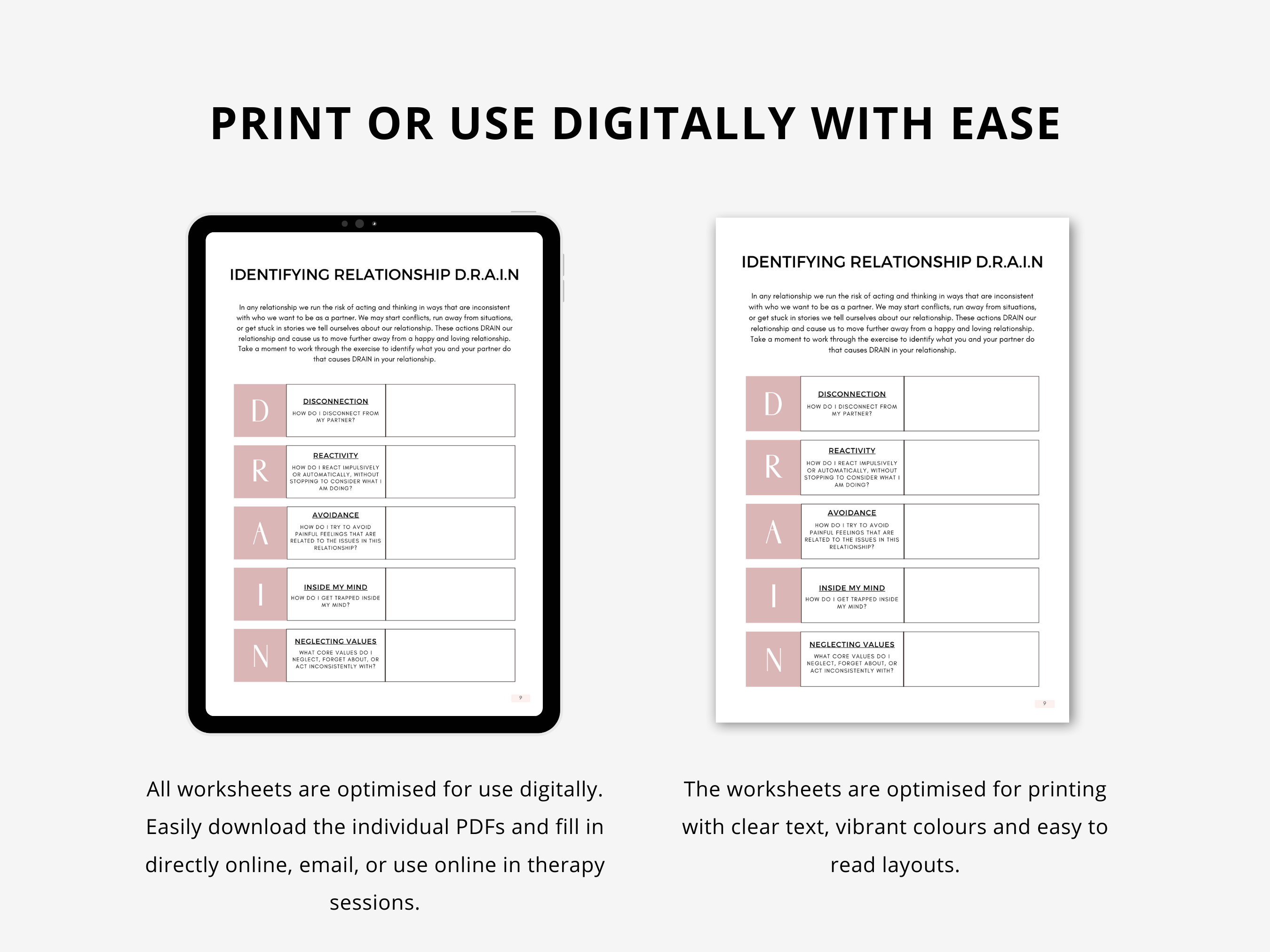 Complete Relationship Worksheet Mega Bundle for Couples Counseling ...