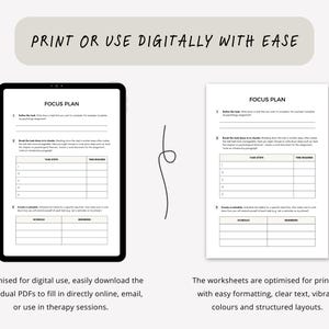 ADHD Late Diagnosis Worksheets, Managing ADHD for Adults ...