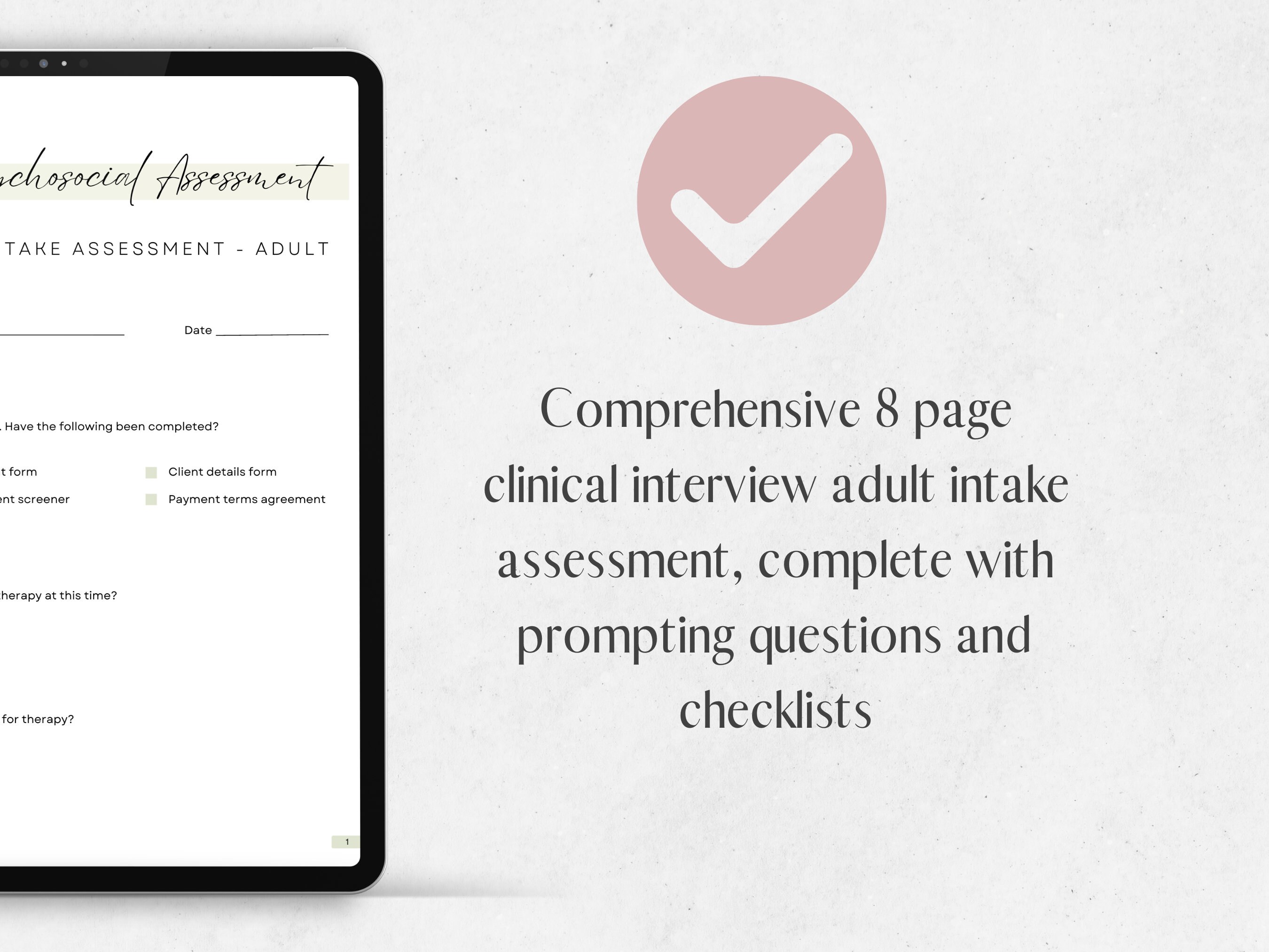 Therapy Intake Form Bundle, Therapist Resources, Counseling Questions ...