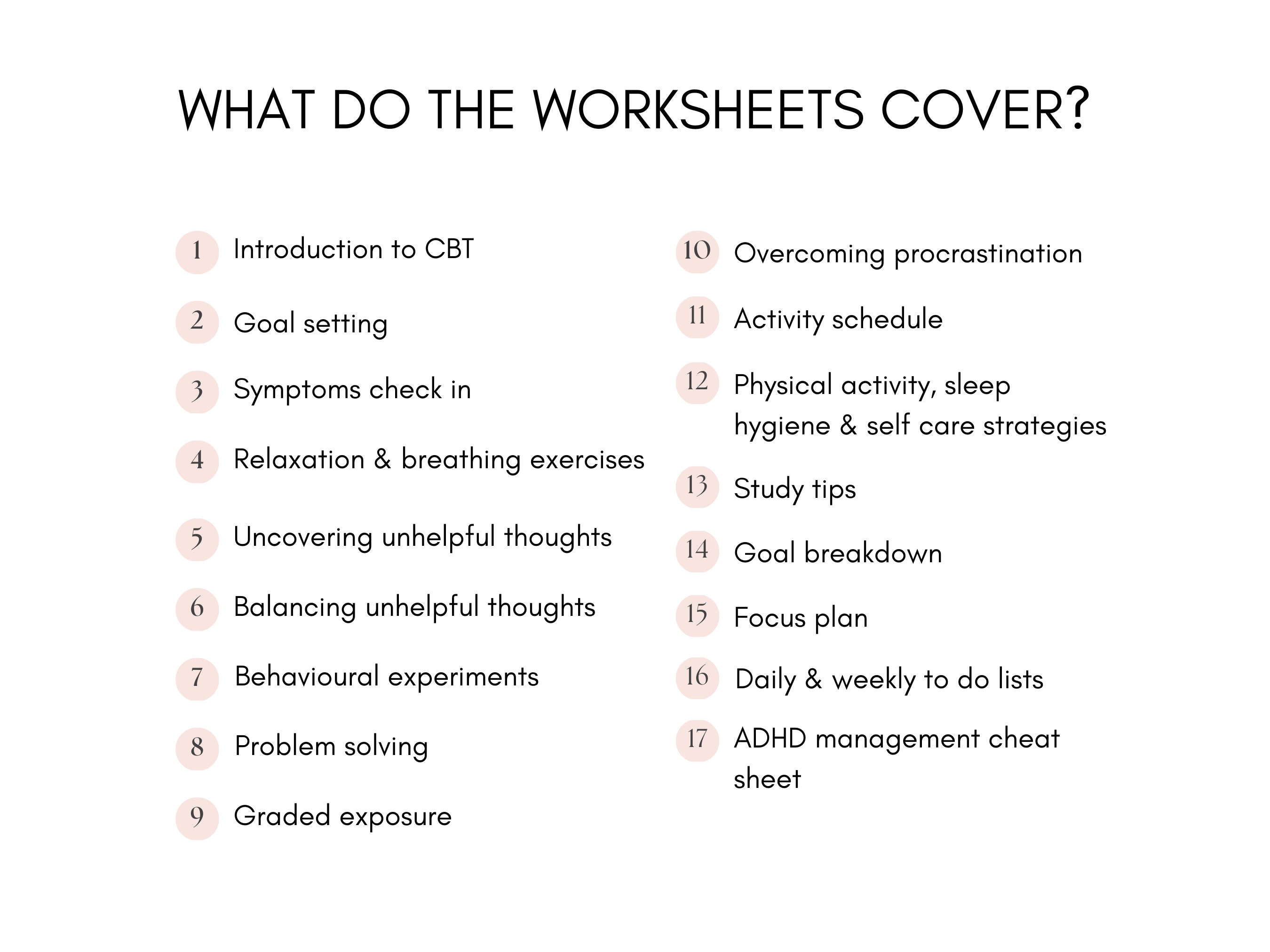 ADHD Worksheets Mega Bundle ADHD Digital Planner Adult ADHD Workbook ...