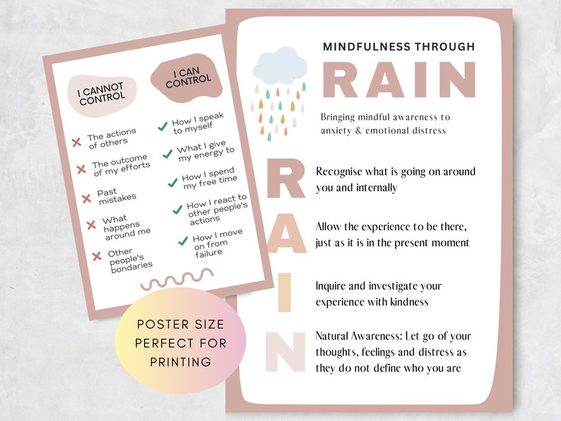 Grounding Poster Bundle Grounding Exercise Printable Grounding ...