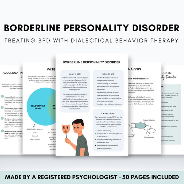 Borderline Personality Disorder Dbt Workbook - Etsy