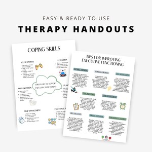 Executive Functioning Worksheets for Adults & Teens, Executive ...