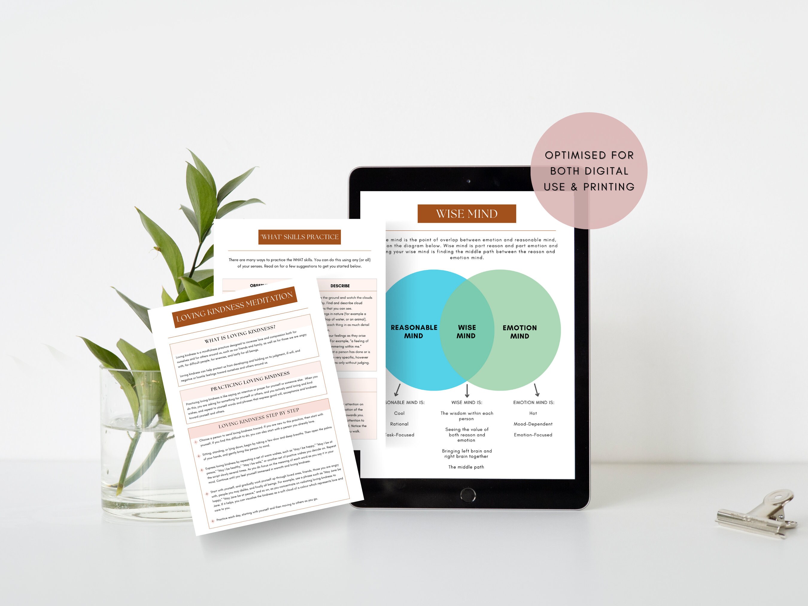 DBT Worksheets Bundle DBT Skills for Teens DBT Workbook Mental Health ...