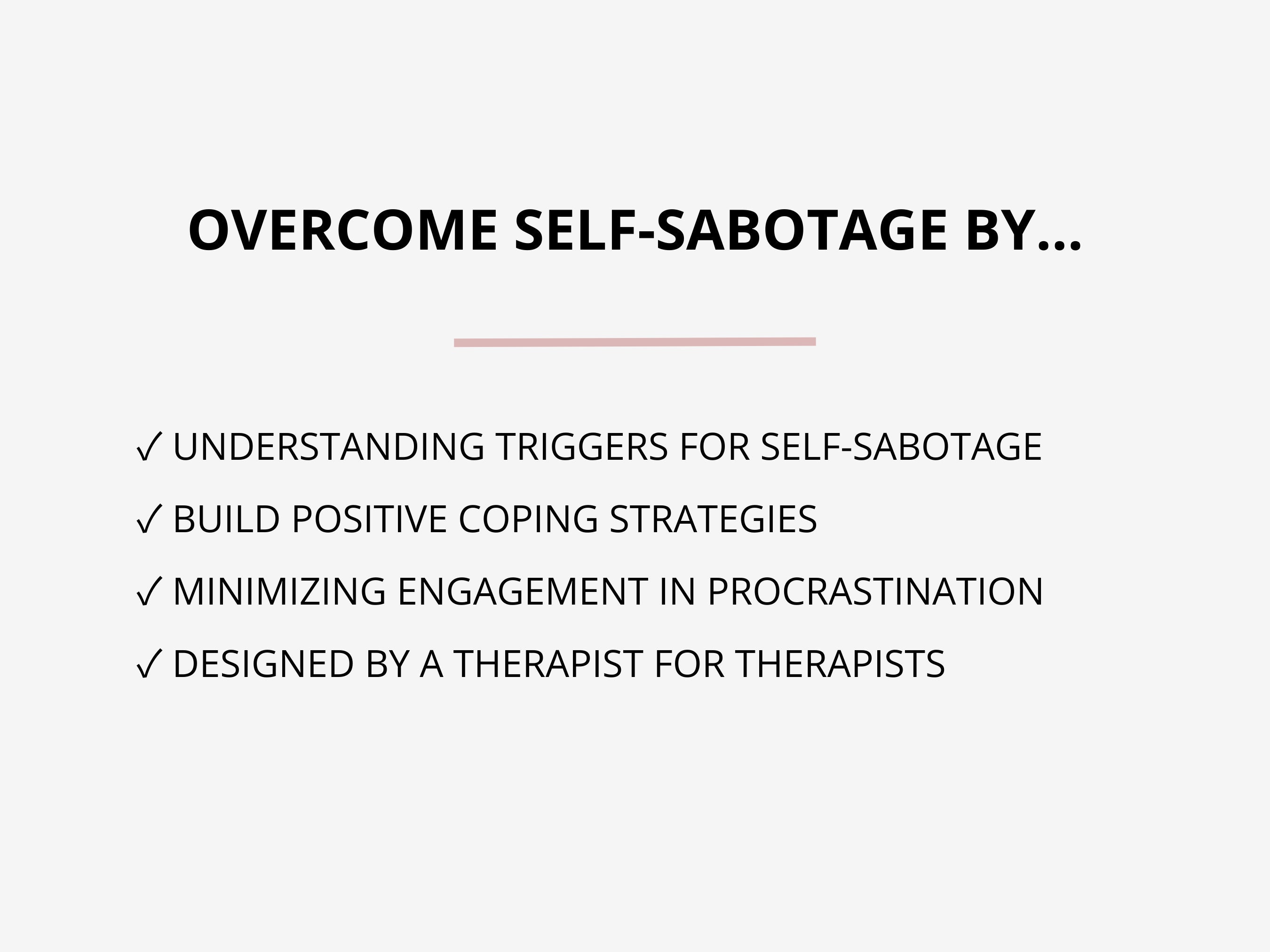 Self Sabotage Worksheets for Understanding and Overcoming Self ... Self Sabotage Worksheets for Understanding and Overcoming Self ...