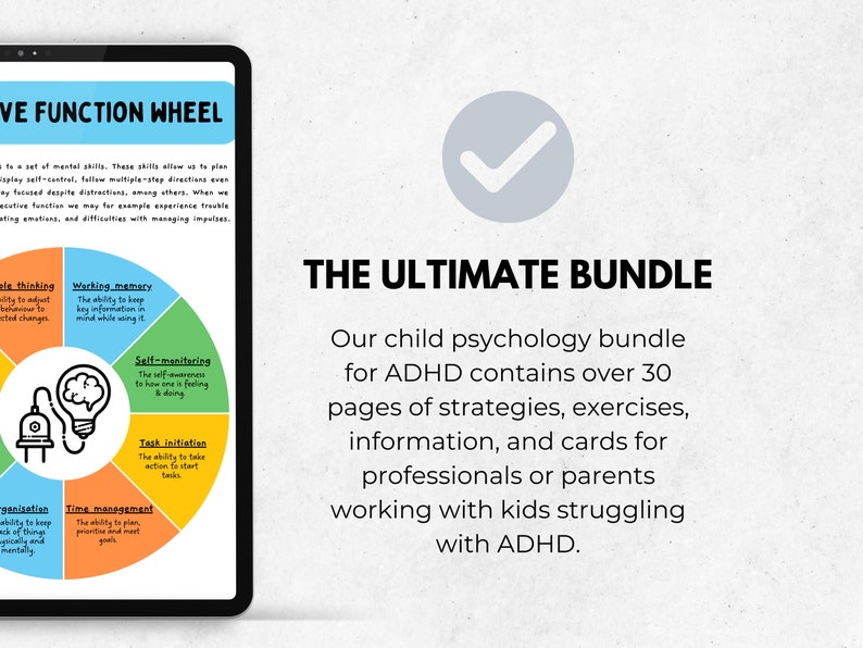 ADHD Worksheet Bundle for Therapist or Counselor Working With Children ...