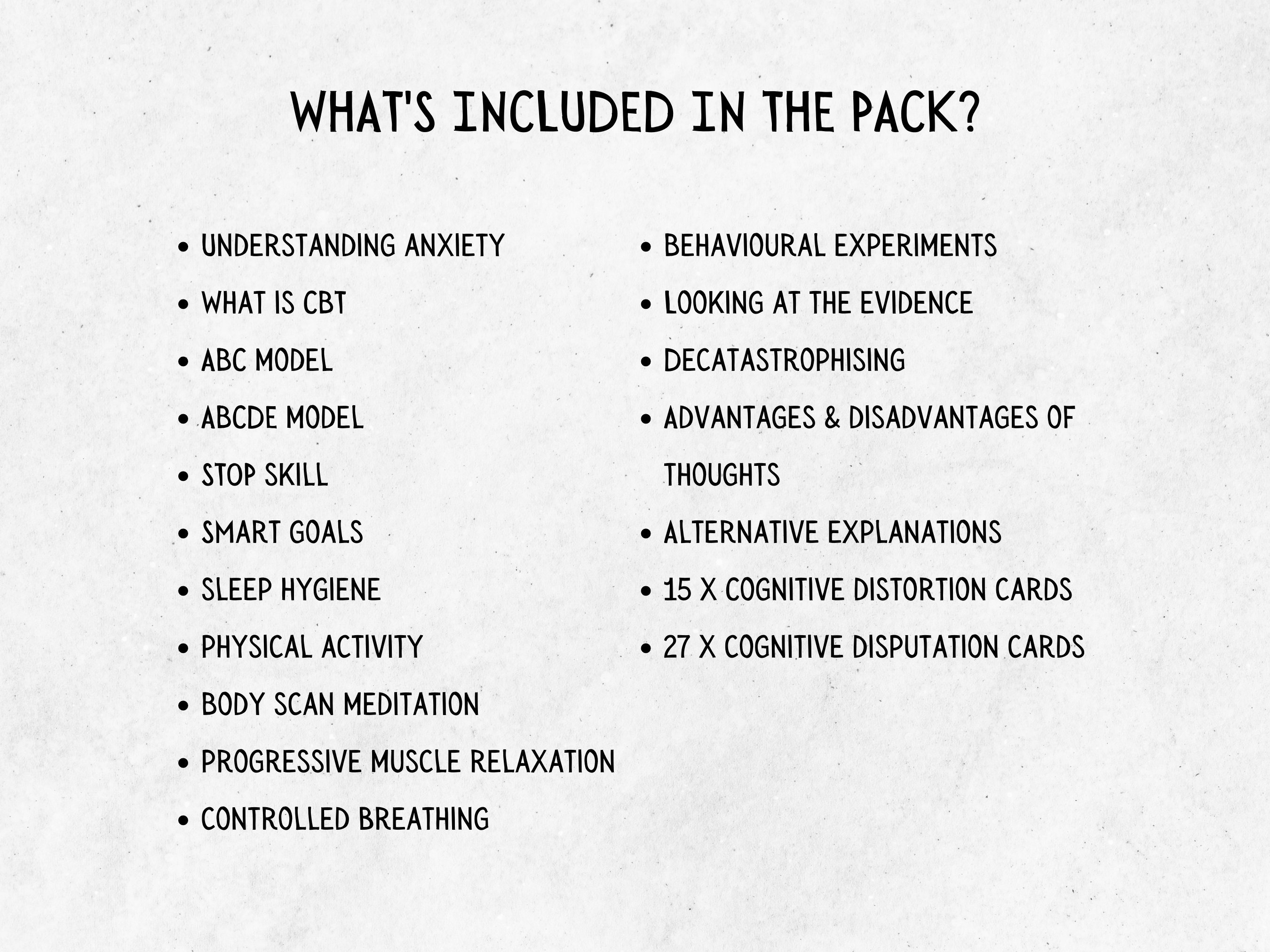 CBT Coping Skills Cards Thought Balancing Bundle Therapy Coping Cards ...