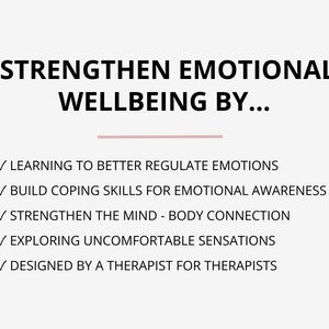Sitting With Emotions Worksheets, Therapist Resource to Help Clients ...