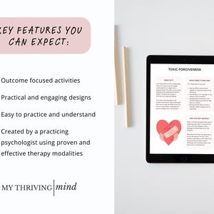 Toxic Forgiveness Therapy Worksheets for Adults With Boundary Setting ...