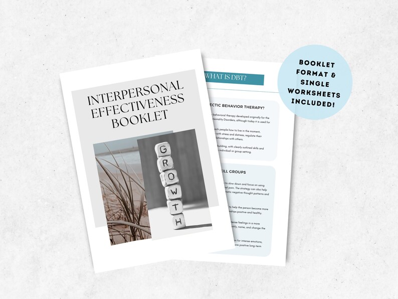 Communication Skills Worksheets, DBT for Effective Communication and ...