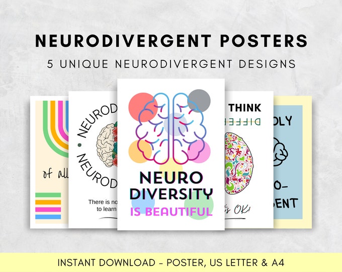 Neurodiversity Poster - Etsy Australia