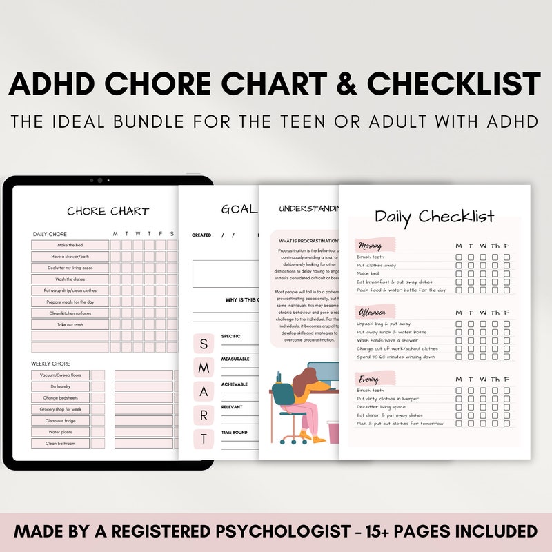 Adhd Behavior Chart - Etsy