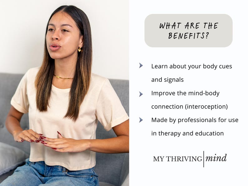 Body Mapping Therapy Worksheets to Better Manage Emotional Cues ...
