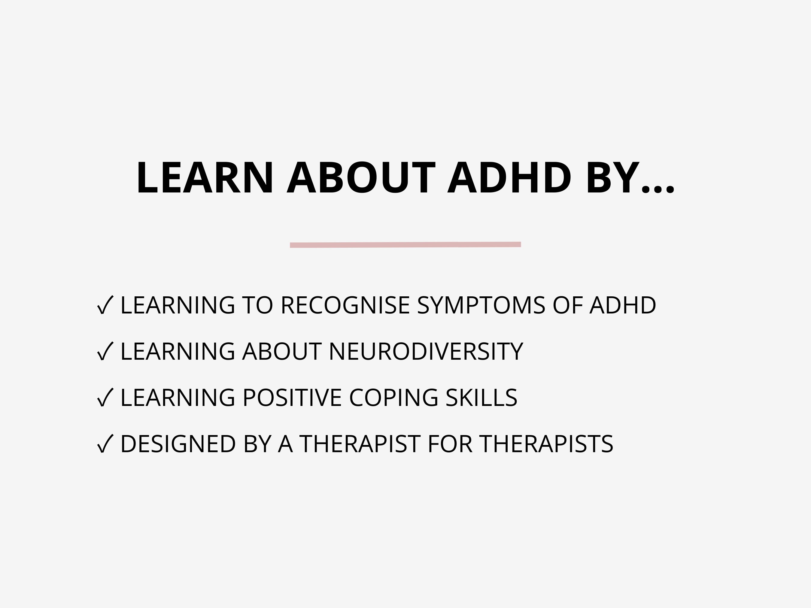 ADHD Education Worksheets for Adults & Teens, ADHD Late Diagnosis ...
