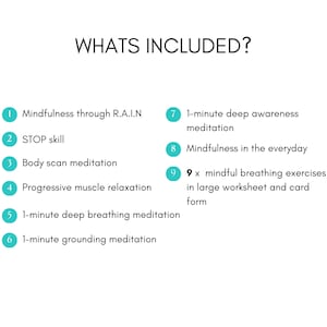 Mindfulness Worksheets Mega Bundle for Adults and Teens | Mindfulness ...