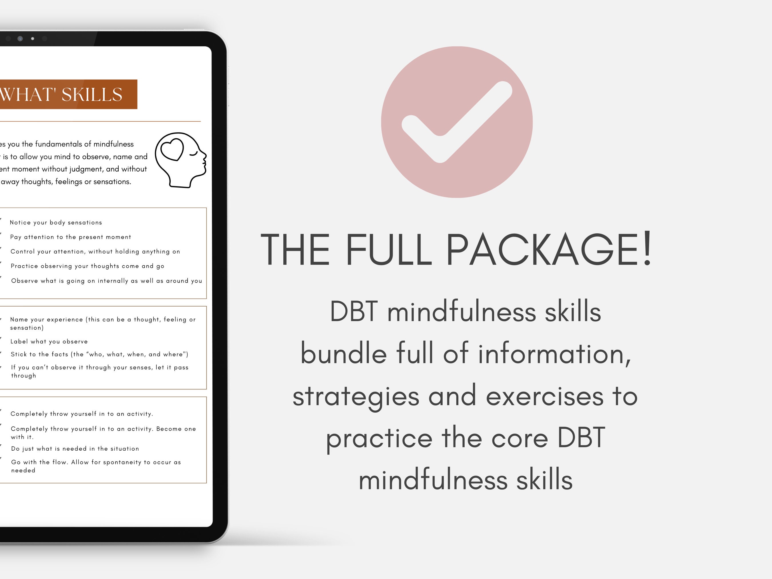 DBT Worksheets Bundle | DBT Skills for Teens | DBT Workbook Mental ...