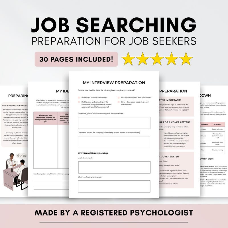 Job Search Bundle - Etsy