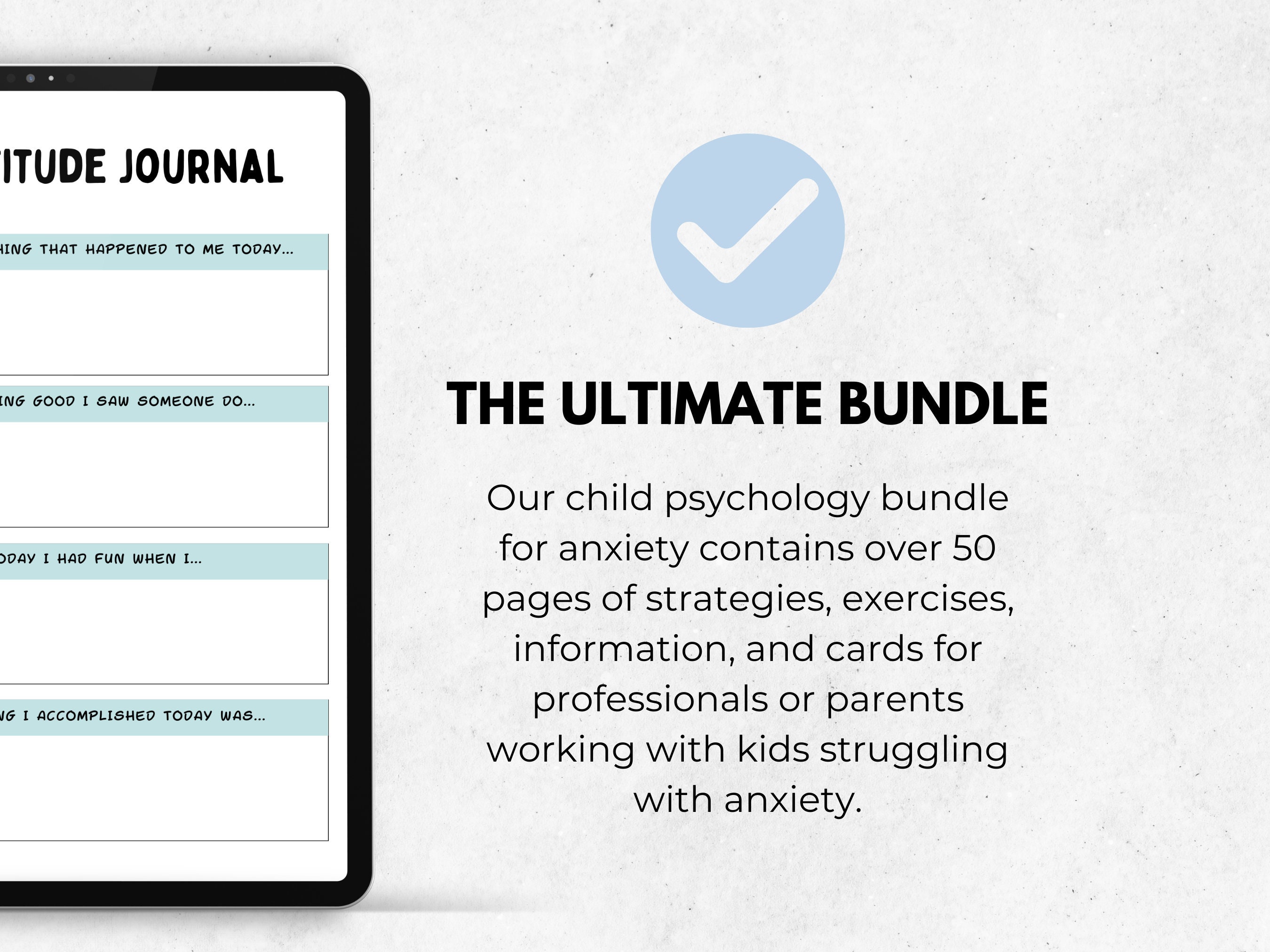 Child Psychology Bundle, Anxiety Worksheets for Kids, Childrens Mental ...