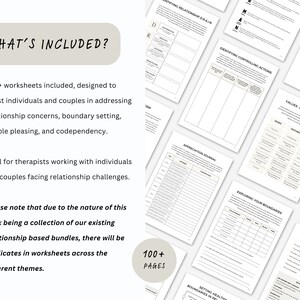 Relationship Worksheets Mega Bundle for Building Healthy Relationships ...