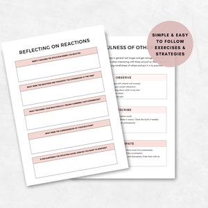 Reacting Vs Responding Worksheets: Communication Skills, Emotional ...