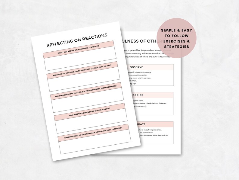 Reacting Vs Responding Worksheets: Communication Skills, Emotional ...