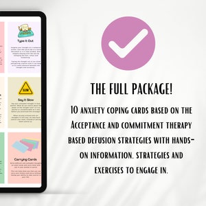 Teen Coping Skills Cards Bundle | Anxiety Coping Cards for Teens ...