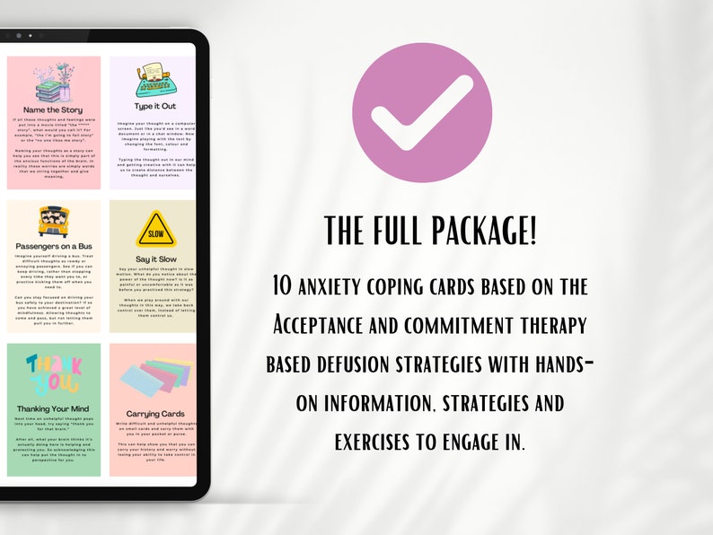 Teen Coping Skills Cards Bundle | Anxiety Coping Cards for Teens ...