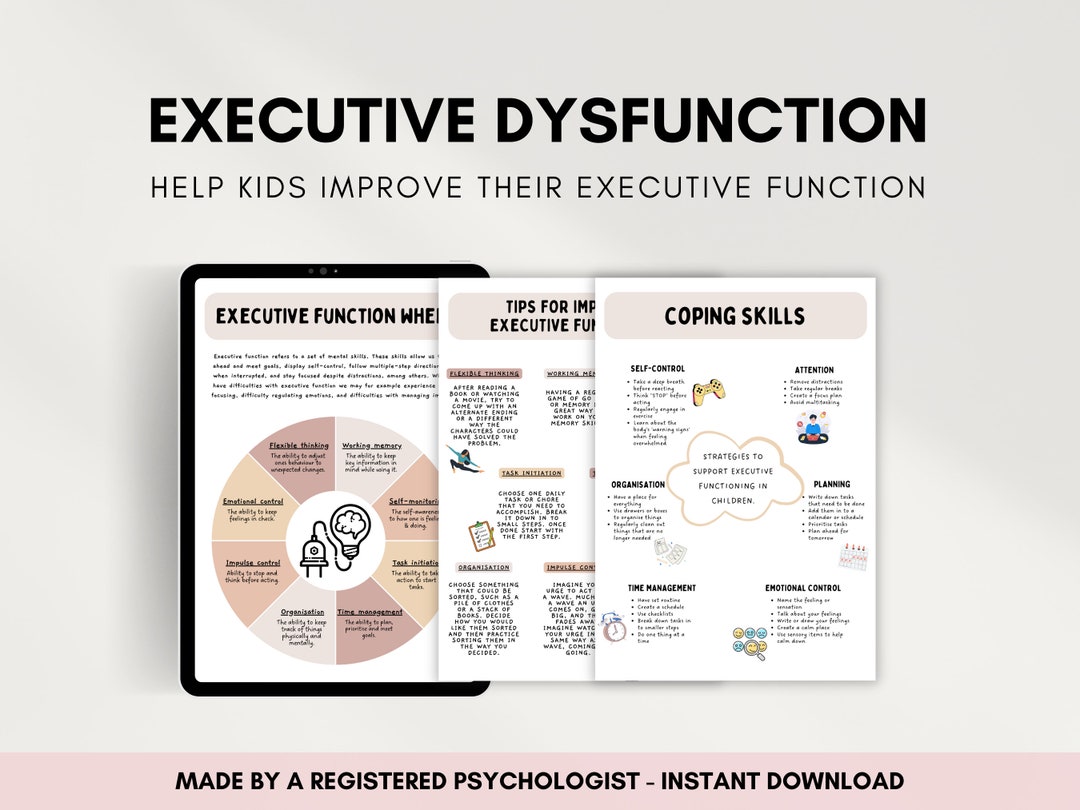Executive Dysfunction Activities for Kids to Improve Executive ...