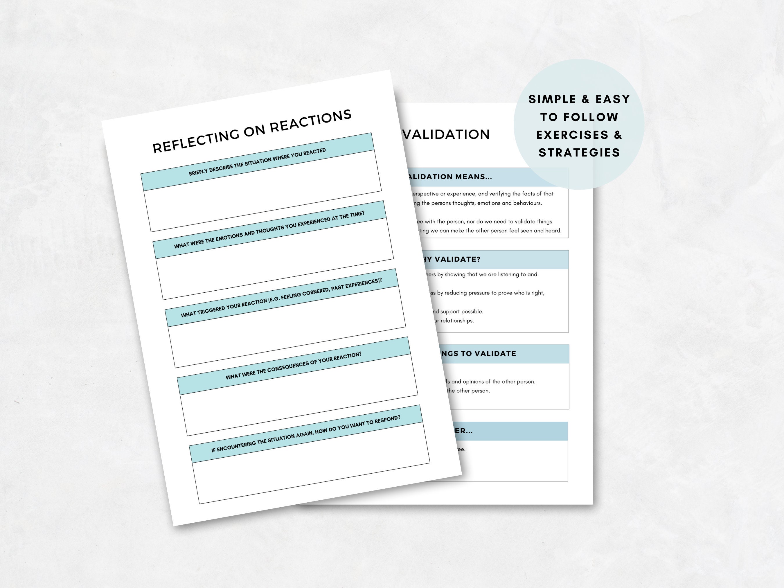 Effective Communication Worksheets for Healthy Relationships - Etsy