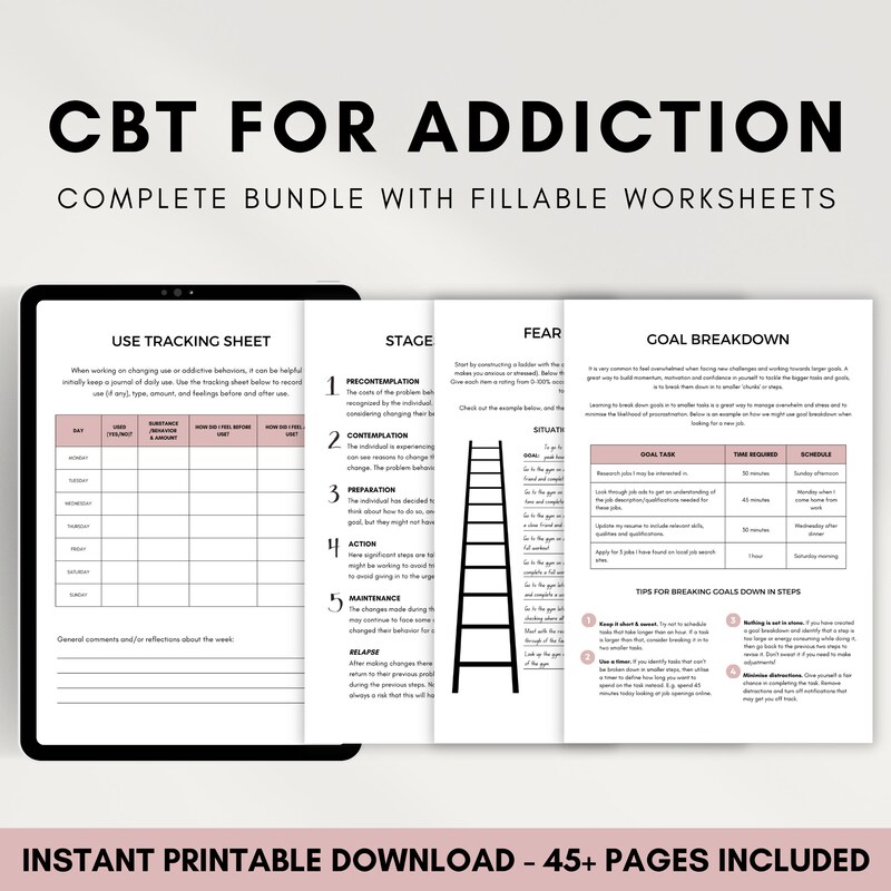 Recovery Plan Worksheets - Etsy