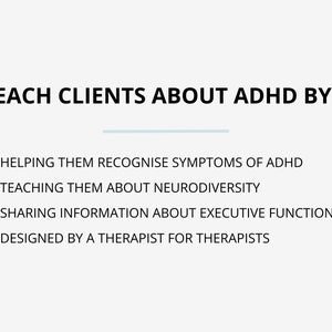 ADHD Education Worksheets Bundle, Executive Function Template, ADHD ...