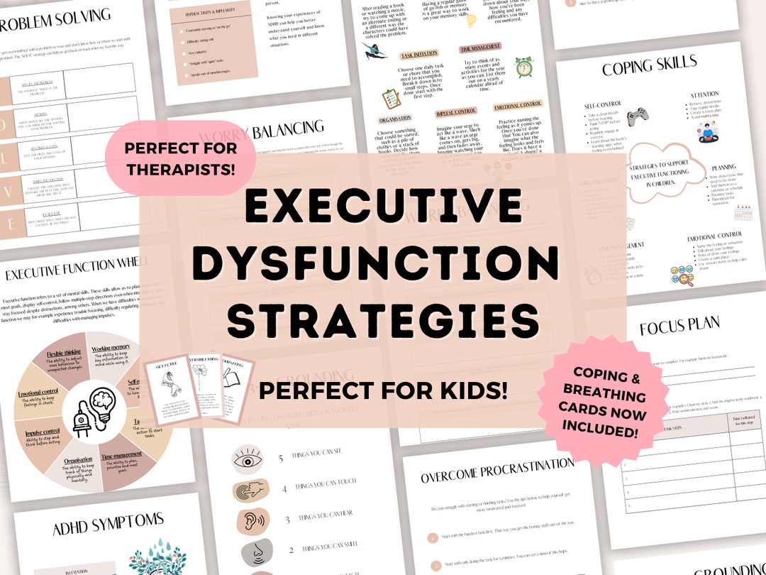 Executive Function for Kids | Executive Dysfunction Strategies for ...